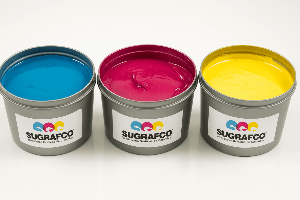 TINTAS OFFSET CONVENCIONAL C, M , Y (SUSTRATO NO ABSORVENTE ...
